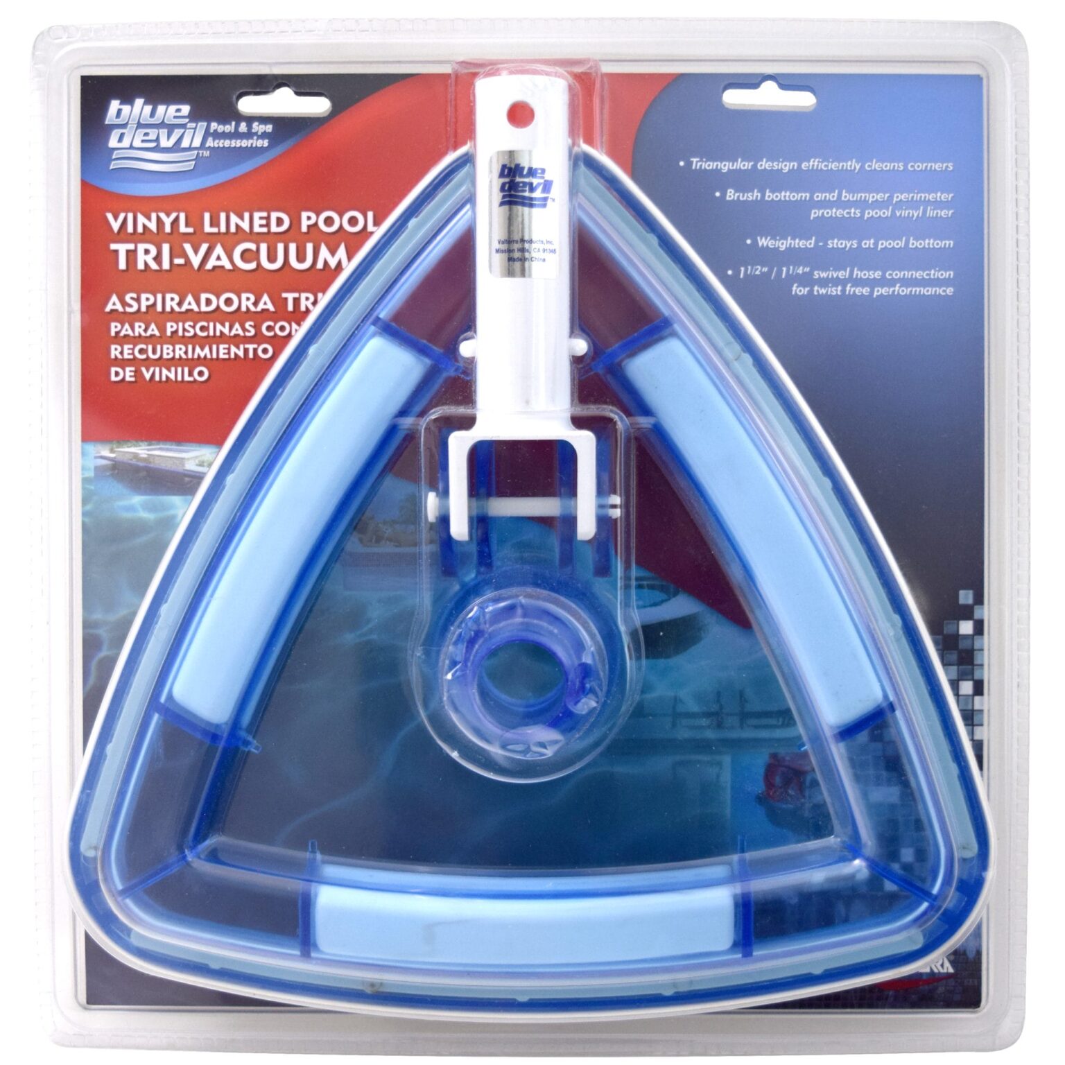 Heavy Duty Triangle Vacuum Head - Alden Pools & Play